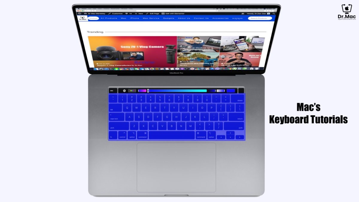 Mac's Keyboard Tutorial များ | Dr Mac Mandalay